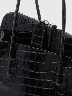 Attico Croc Effect Shoulder Bag