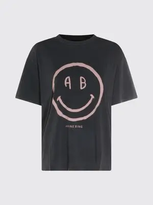 ANINE BING Graphic Print Cotton T-shirt