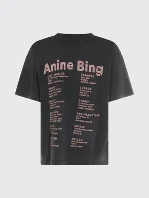 ANINE BING Graphic Print Cotton T-shirt