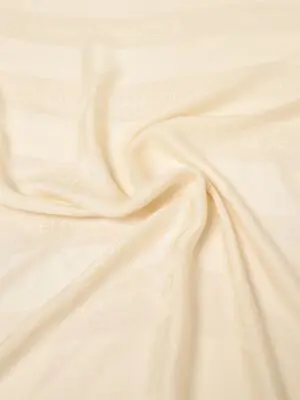Elisabetta Franchi Viscose Blend Scarf With Jacquard Logo - Butter