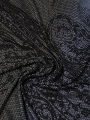 Etro Modal Blend Scarf With Paisley Jacquard