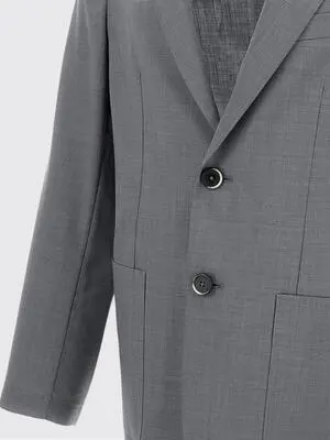 Barena Venezia Single-breasted Virgin Wool Blazer - Grey