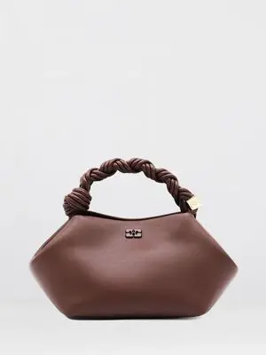 GANNI Top Handle Bag - Brown