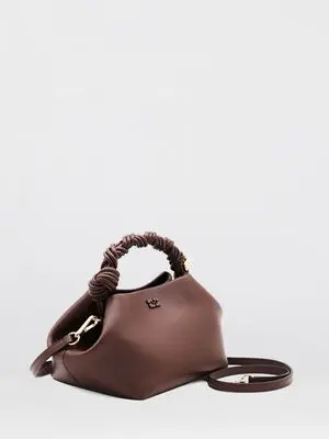 GANNI Top Handle Bag - Brown