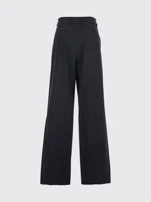 PT TORINO Frankie Cotton Palazzo Trousers - Black