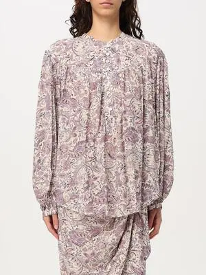 Isabel Marant Étoile Printed Long Sleeve Shirt - Ecru