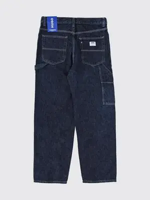 Hugo Cotton Wide Leg Jeans