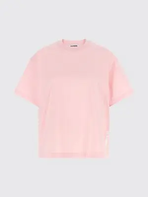 JIL SANDER Relaxed Fit Cotton T-shirt - Pink