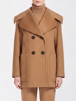 Max Mara Double Breasted Coat - Camel