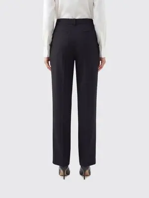 Victoria Beckham Virgin Wool Blend Tailored Trousers