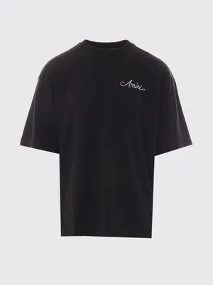 Amiri Relaxed-fit Dropped-shoulder T-shirt With Graphic Print - Black