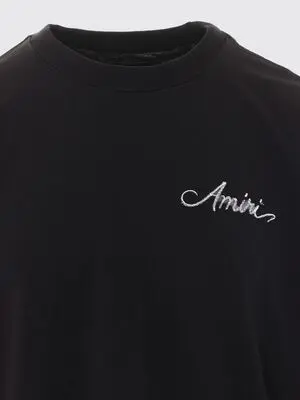 Amiri Relaxed-fit Dropped-shoulder T-shirt With Graphic Print - Black