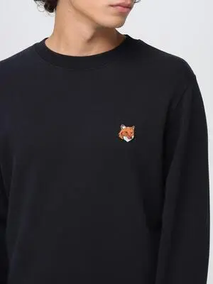 Maison Kitsuné Cotton Crew Neck Sweatshirt