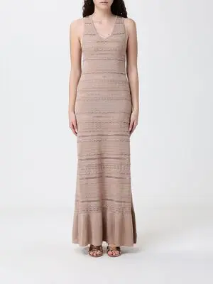 Liu Jo Viscose Blend Long Dress - Pink