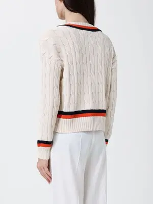 Ralph Lauren Cotton V-neck Sweater - Beige