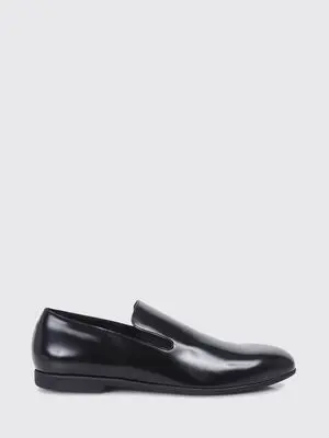 JIL SANDER Brushed Leather Round Toe Loafers