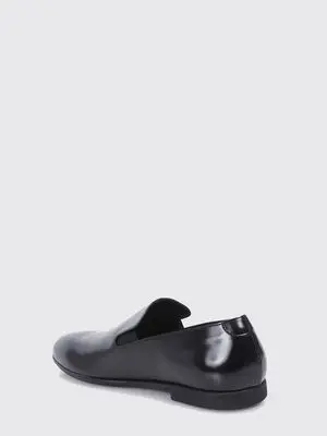 JIL SANDER Brushed Leather Round Toe Loafers