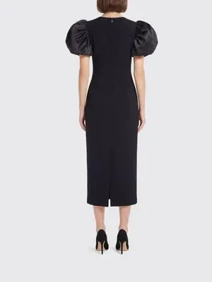 ROTATE BY BIRGER CHRISTENSEN Puff Sleeve Midi Dress