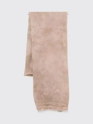 Avant Toi Bleached Virgin Wool Scarf - Cocoa