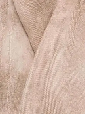 Avant Toi Bleached Virgin Wool Scarf - Cocoa