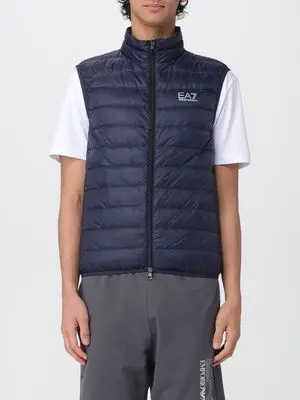 EA7 Padded Nylon Vest - Blue