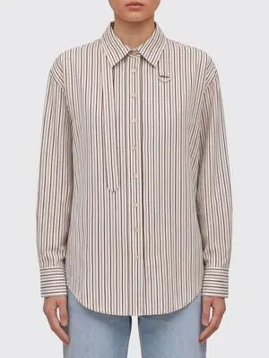 Isabel Marant Étoile Striped Silk Blend Shirt
