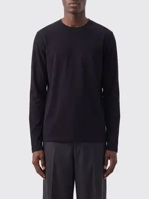 JIL SANDER Long-sleeved Cotton T-shirt With Crew Neck - Black