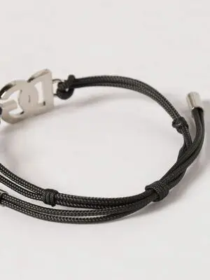 Dolce & Gabbana Dg Bracelet In Polyester And Brass - Black