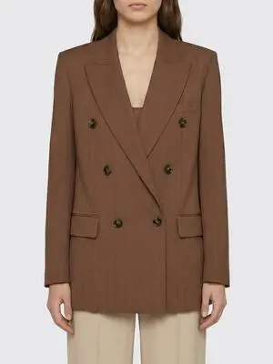 Stella McCartney Double-breasted Viscose Blazer - Brown