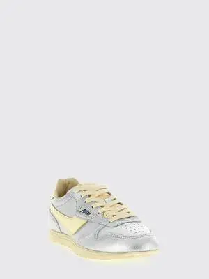 AUTRY Windspin Laminated Leather Sneakers