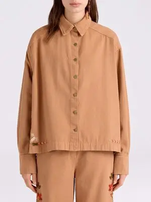 Momoni Cotton Overshirt - Pink