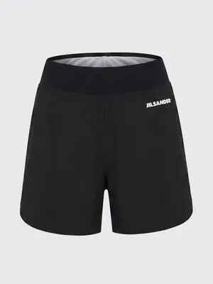 JIL SANDER High-waisted Technical Fabric Jogging Shorts With Contrast Logo