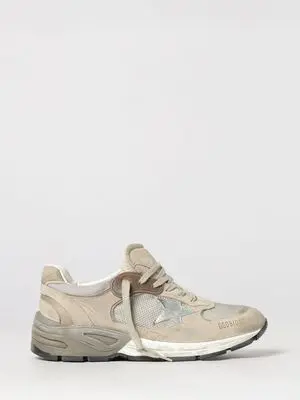 GOLDEN GOOSE Dad Leather And Mesh Sneakers - Nude