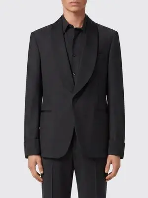 BILLIONAIRE Single-breasted Wool Blazer - Black