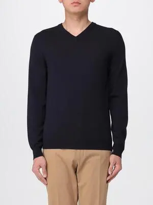 ZANONE V-neck Pullover - Blue