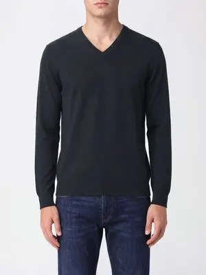 ZANONE Fine Knit V-neck Jumper - Blue