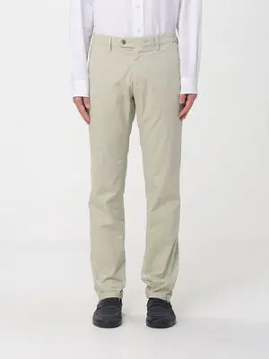 MASON'S Cotton Stretch Chino Trousers - Green