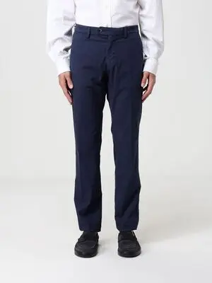 MASON'S Cotton Stretch Chino Trousers - Navy