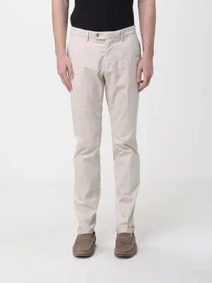 MASON'S Cotton Stretch Chino Trousers - White