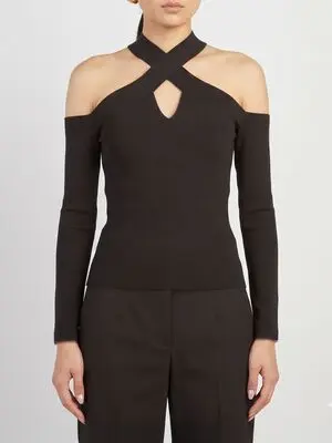 Federica Tosi Viscose Top - Black