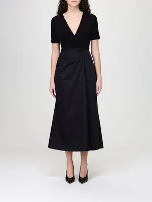 Max Mara Midi Jersey Dress - Black