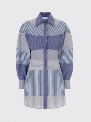 Moschino Striped Cotton Shirtdress