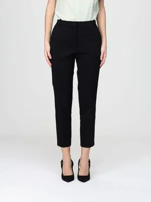 Pinko Bello Stretch Viscose Blend Trousers - Black