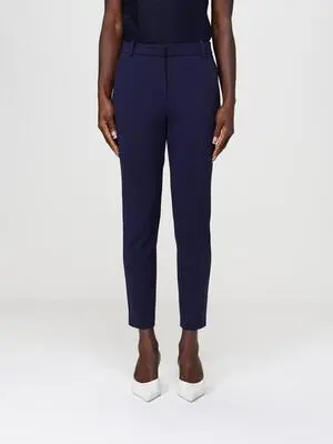 Pinko Bello Stretch Viscose Blend Trousers - Blue