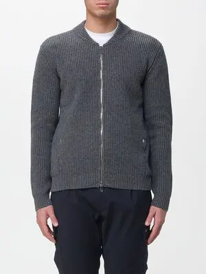 ZANONE Ribbed Knit Zip-up Cardigan