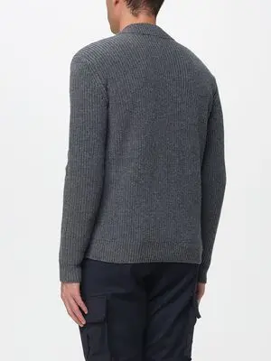ZANONE Ribbed Knit Zip-up Cardigan