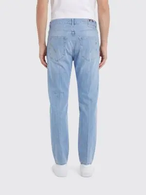DONDUP Straight Leg Cotton Denim Jeans