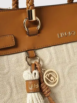 Liu Jo Canvas And Faux Leather Bag