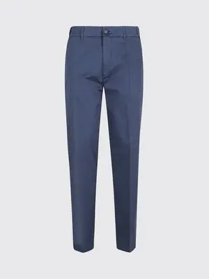 Eleventy Linen Blend Chino Trousers - Blue