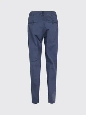 Eleventy Linen Blend Chino Trousers - Blue